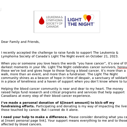 Turbocharge your fundraising! | LLS Canada